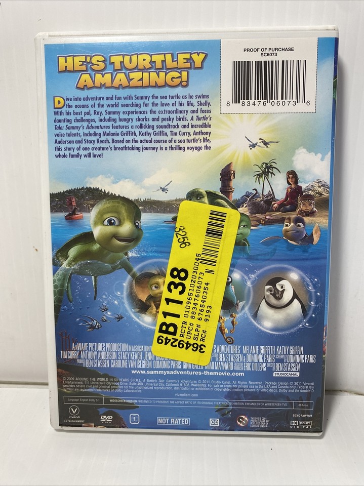 A Turtle's Tale: Sammy's Adventures - DVD - 883476060736| eBay