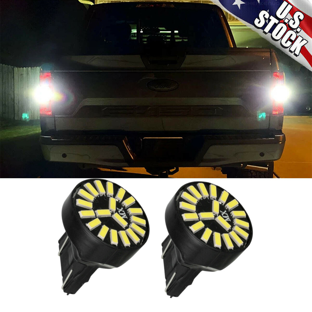 For GMC Sierra 1500 2500 3500 HD 4014 3157 18SMD White LED Reverse Back ...