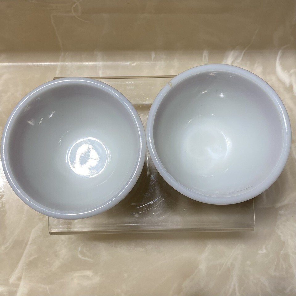 2 Vintage Corning Glassblower Red Laurel Leaf Dessert Cups Pyrex | eBay
