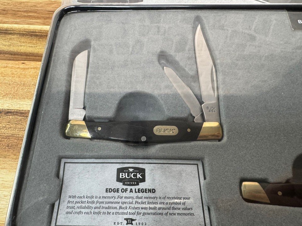Buck Knives 373 Trio 379 Solo 2 Knife Combo Collector’s Edition Brand ...