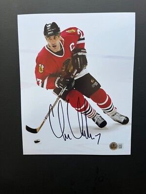 Chris Chelios Hot! autographed signed NHL Blackhawks 8x10 photo Beckett ...