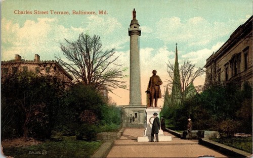 Historic Charles Street Terrace Baltimore Maryland Streetview DB ...