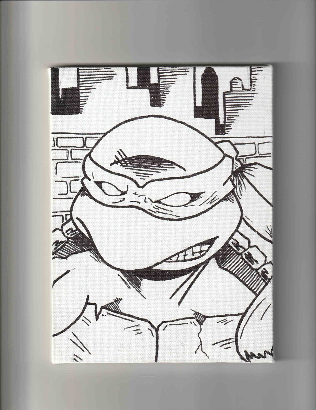 Ninja Turtle Pencil Drawing