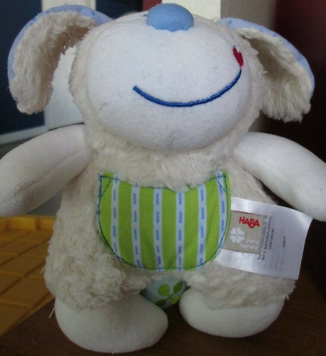HABA plush puppy musical pull toy 8" | eBay