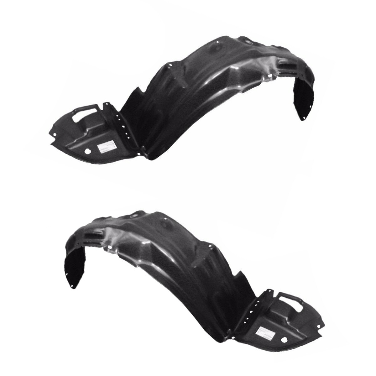 Front Left & Right Fender Liner Set w/ Clips For 2003-2008 Toyota ...
