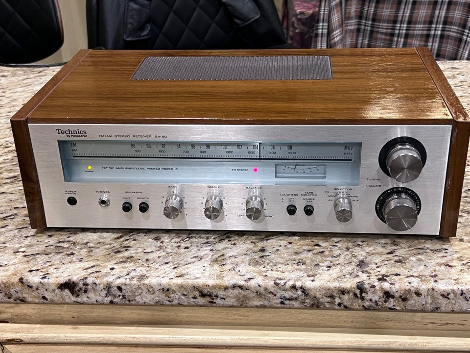 Technics SA-80 AM/FM Stereo Receiver (Excellent) | eBay