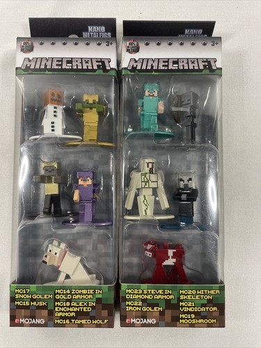 Nano Metalfigs Minecraft Lot Of 2 Brand New Sets | eBay