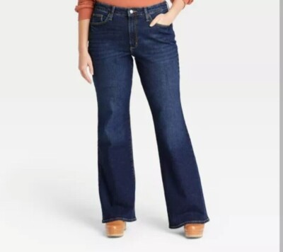 Womens Universal Thread High Rise Flare Jeans Size 14 New (P) | eBay