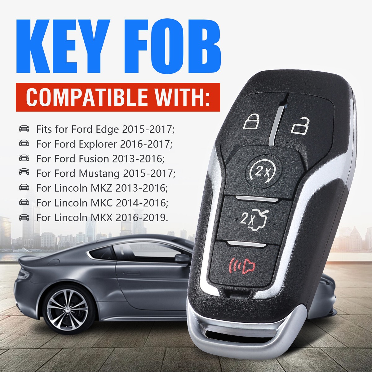 Ford Fusion Replacement Key Fobnull