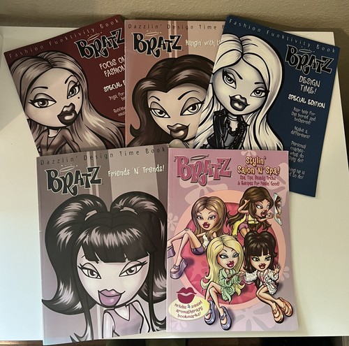 BRATZ! Stylin' Salon 'N' Spa and design activity book set Paperback ...