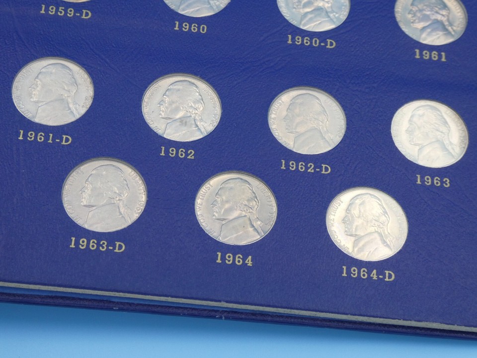 Jefferson Nickels Collection 1938-1964 COMPLETE SET (71coins) War Time ...