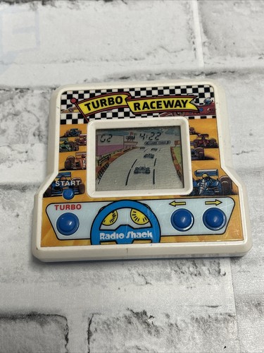 Radio Shack Tandy Turbo Raceway Handheld Electronic Game Vintage TESTED ...