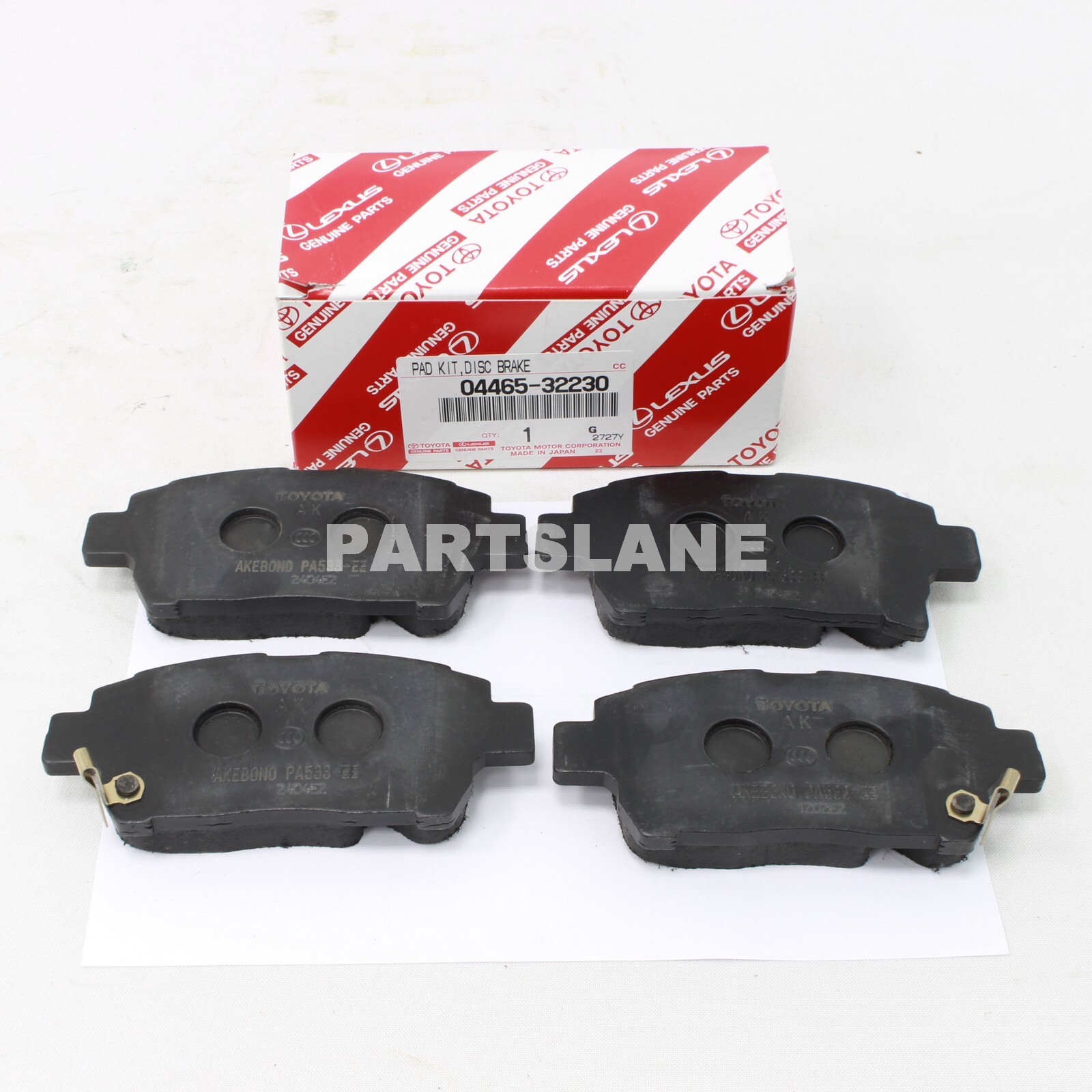 Toyota Opa Allion ACT10 NZT240 OEM Genuine Front Disc Brake Pad Kit ...
