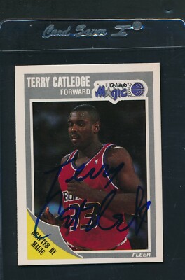 1989/90 Fleer #108 Terry Catledge Orlando Magic Signed Auto *54253 | eBay