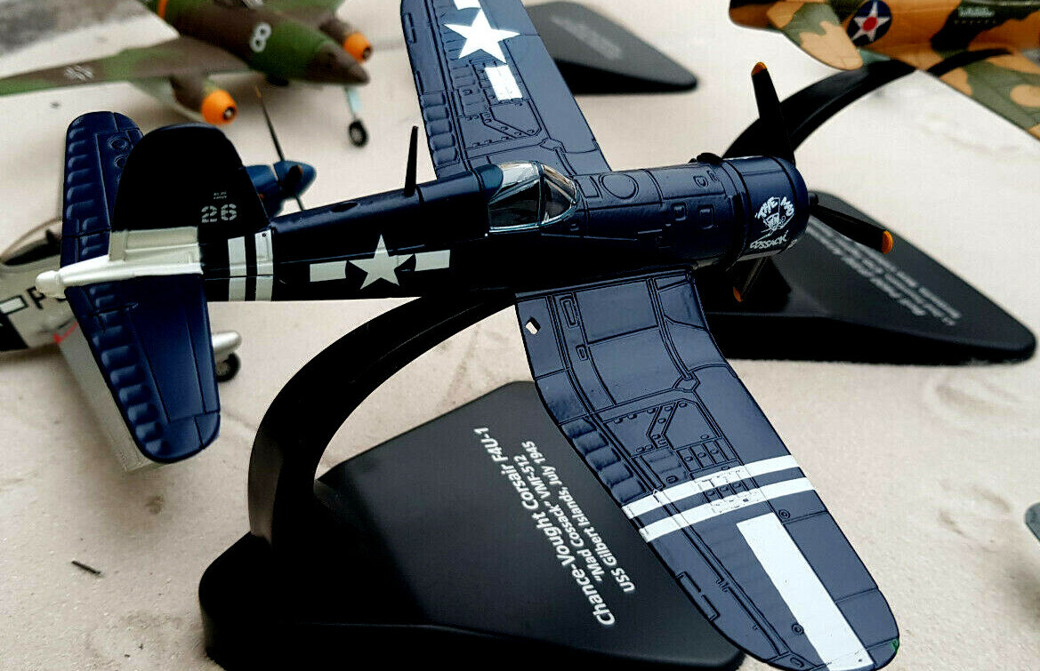 Warbirds Corsair / Grumman / Me 109 WW2 1:72 Metall RAF Avion ...