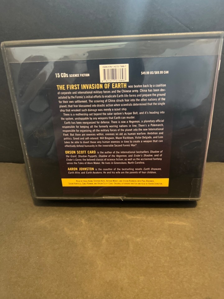 Shelf218 Audiobook~The Swarm - Orson Scott Card - unabridged - 15CDs | eBay