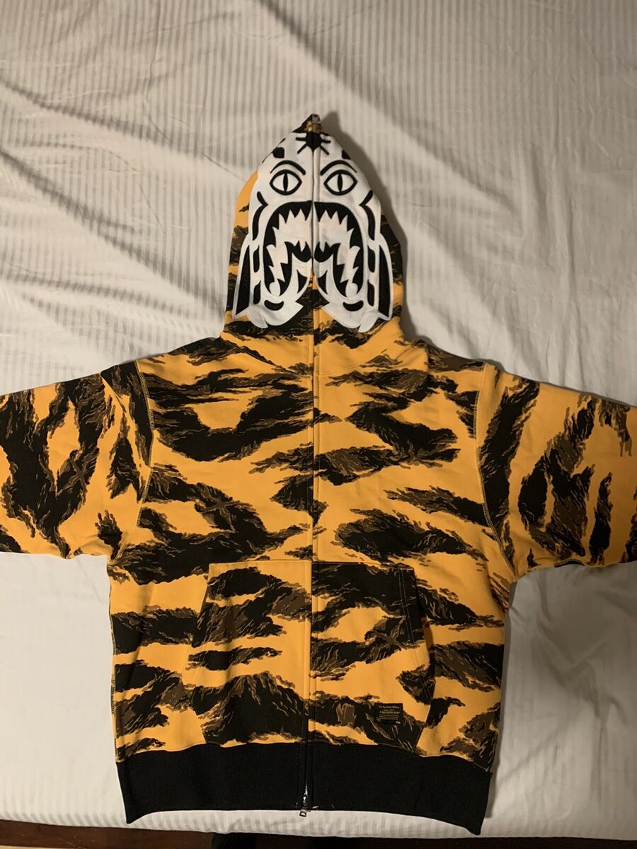 Bape Tiger Hoodie FW22 Orange/Black Size M | eBay Bape Tiger Hoodie FW22 Orange/Black Size M | eBay