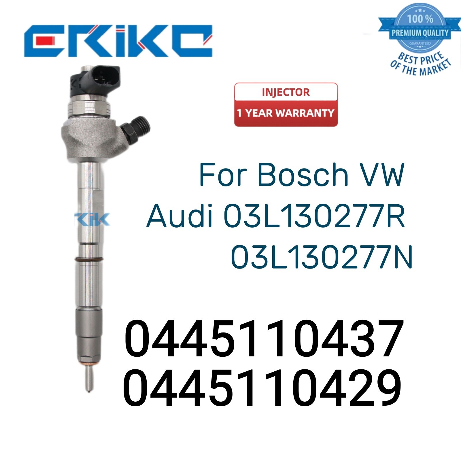 0445110429 Auto Fuel Injector 0445110437 common raiNozzle Injector for ...