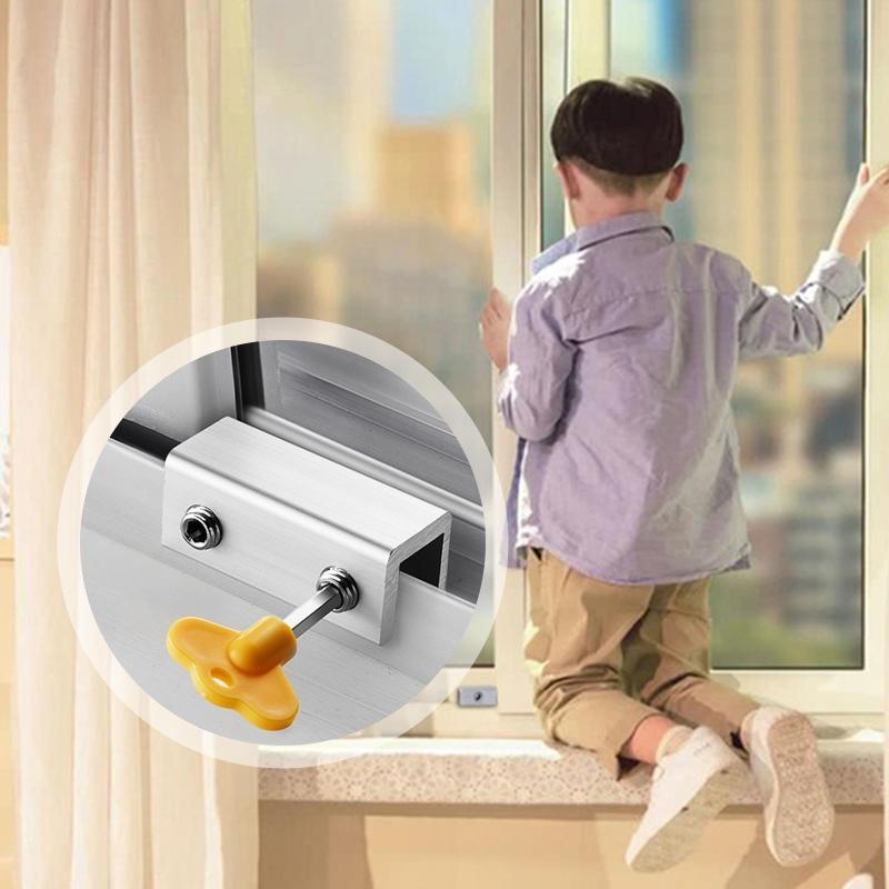 4x Child Safety Window Limiters Window Safety Locks Security Windows ...
