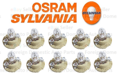 Set of 10 OSRAM SYLVANIA 12V-1.5W Bulbs 910141 000000 Fits Mercedes ...