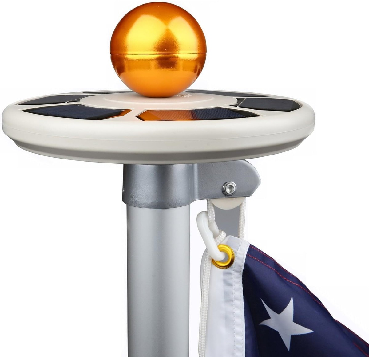 Solar Powered Flag Pole FL06 Solar 45 LED Flag Pole Light | Solar