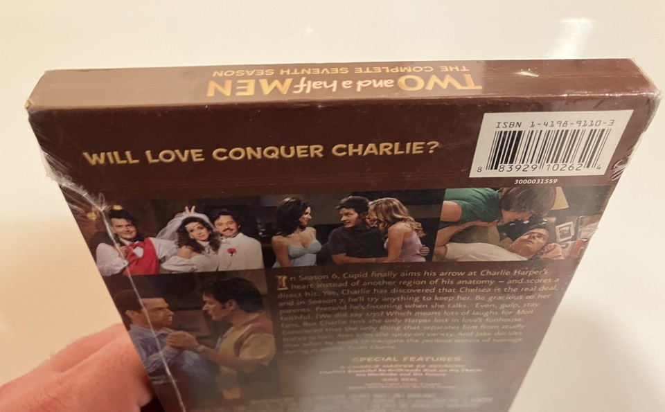 Two and a Half Men DVD 2010 Complete Season 7 Charlie Sheen Jon Cryer ...
