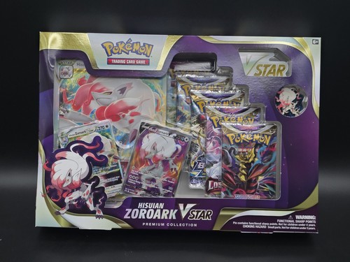 Pokemon TCG Hisuian Zoroark VSTAR Premium Collection Box - New / Sealed ...