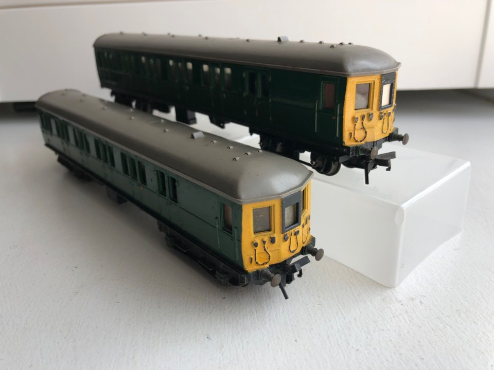 Tri-ang BR Class 101 DMU Power & Dummy Car Set Model Railway OO Gauge ...