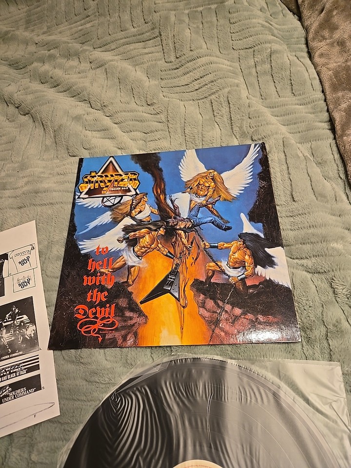**RARE Cover w/ Inserts** STRYPER "To Hell With The Devil" (1986 ...