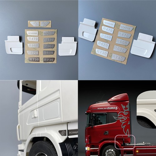 Professional Spoiler Sticker for Tamiya 1/14 Giant Tractor Scania R620 ...
