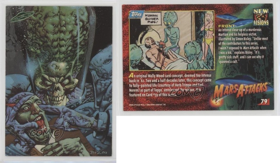 1994 Topps Mars Attacks! Archives New Visions Simon Bisley #79 0yg9 | eBay