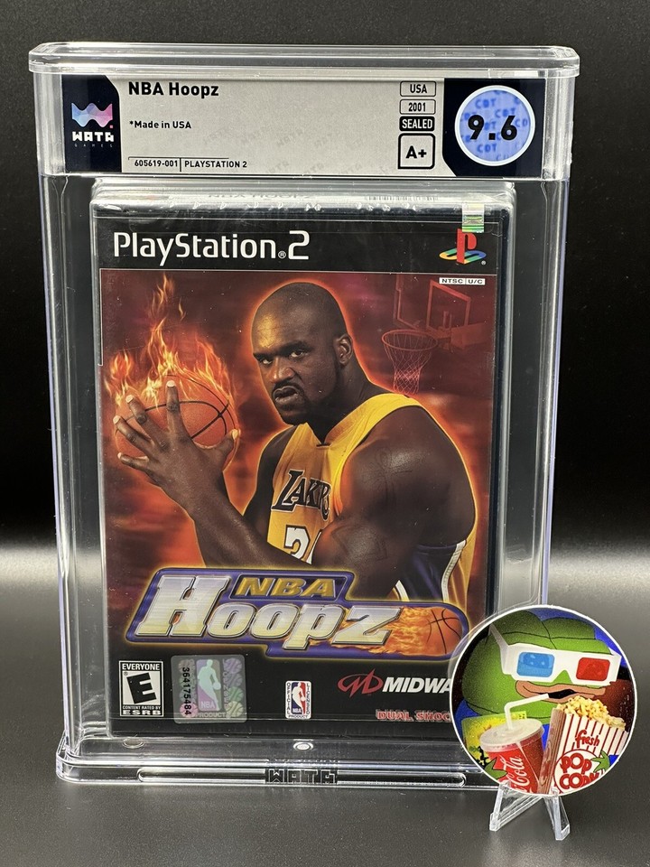 NBA Hoopz • WATA 9.6 A+ • Shaq Lakers PSA • PlayStation 2 • Not VGA/CGC ...