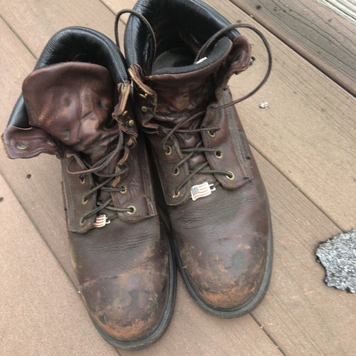 RED WING STEEL TOE ELEC HZRD COMFORT FORCE LEATHER BOOT 2406 SIZE 11 | eBay