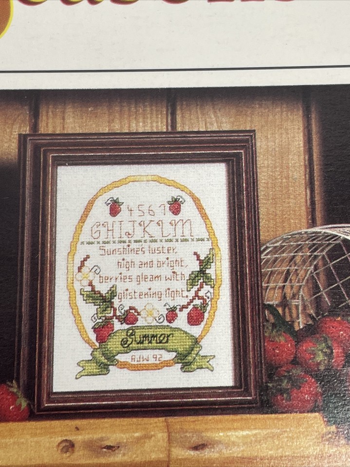 Color Charts Laura Brunson's Four Seasons Cross Stitch Pattern | eBay