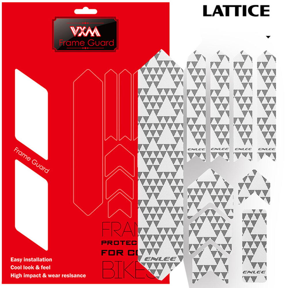 3D Bicycle Protective Stickers Mountain Road Bike Frame Guard Protector ...