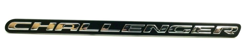 15-22 Dodge Challenger front bumper grille black chrome Nameplate ...