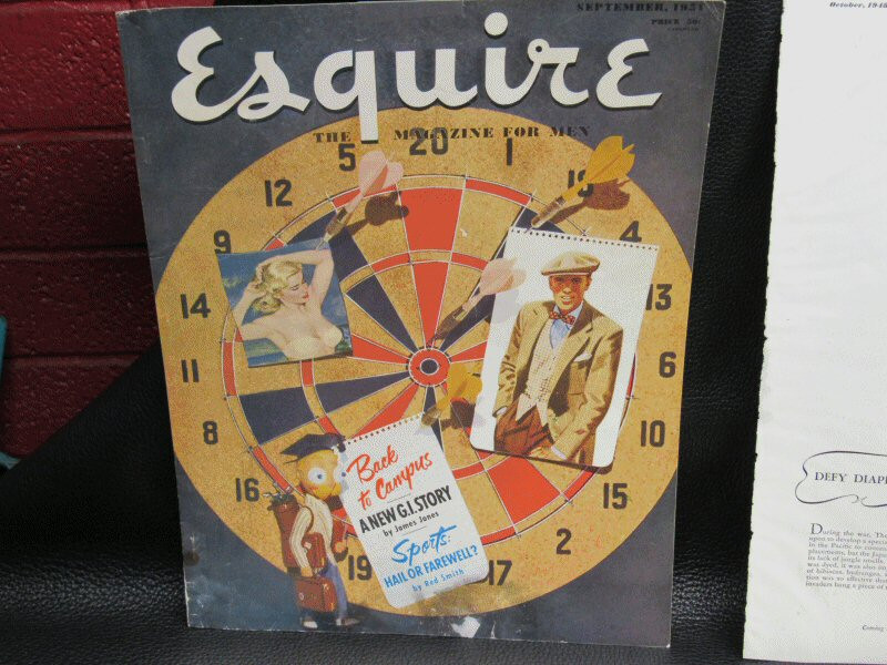 Vargas Esquire Springmaid Fabrics Saturday Evening Post Pages | eBay