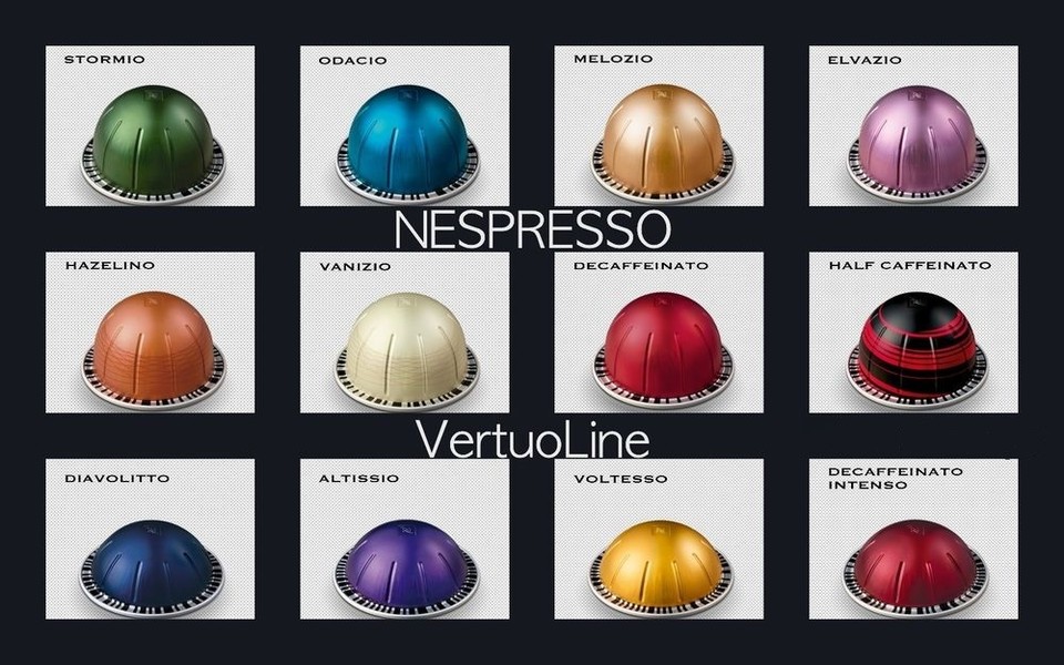 100 NESPRESSO VERTUOLINE CAPSULES COFFEE ESPRESSO Pods VERTUOPLUS ...