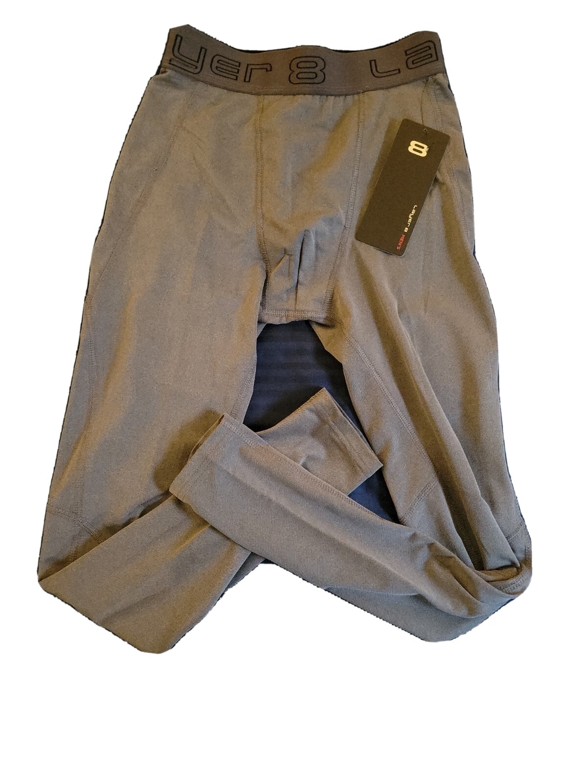 Layer 8 Men's Base Layer Pants , SMAL. Gray NWT | eBay