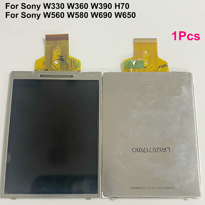 For Sony W330 W360 W390 W560 W580 W690 W650 H70 Camera LCD Screen ...