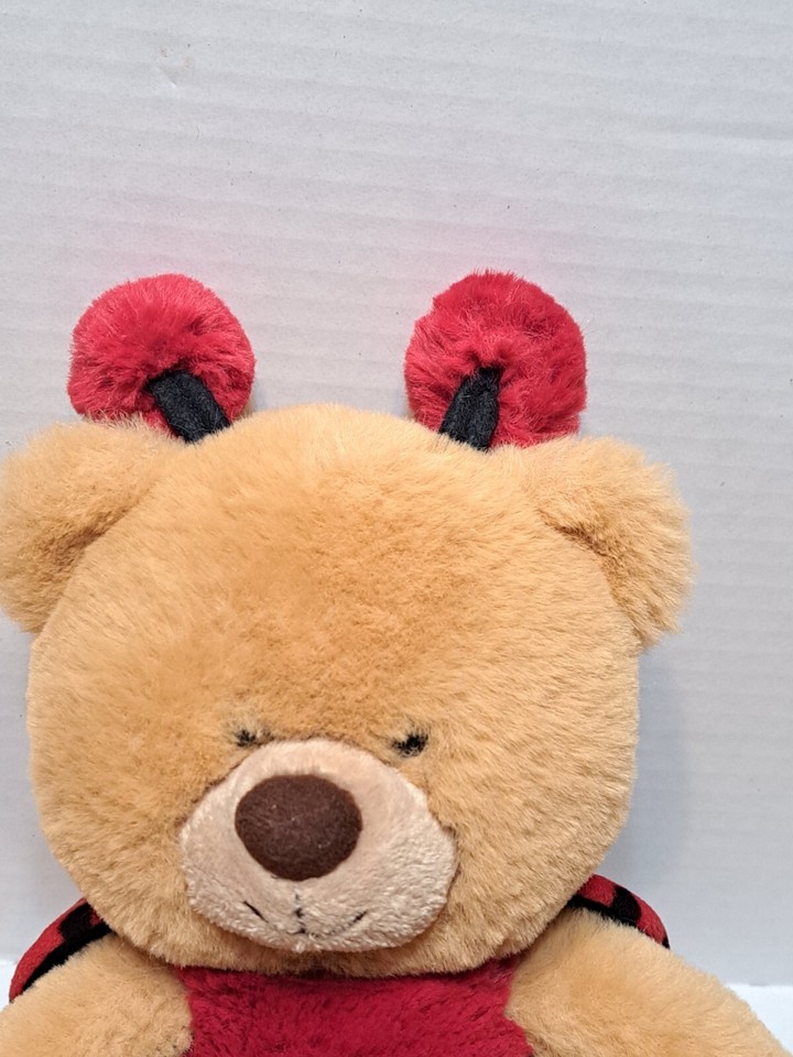 Aurora Teddy Bear Ladybug Wanna Be Plush Stuffed Animal Toy 9" 2020 ...