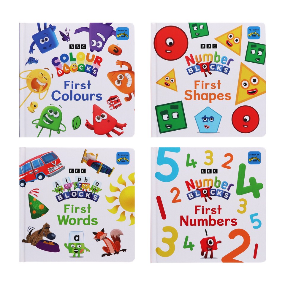 Numberblocks, Alphablocks and Colourblocks First Collection 4 Books Set ...