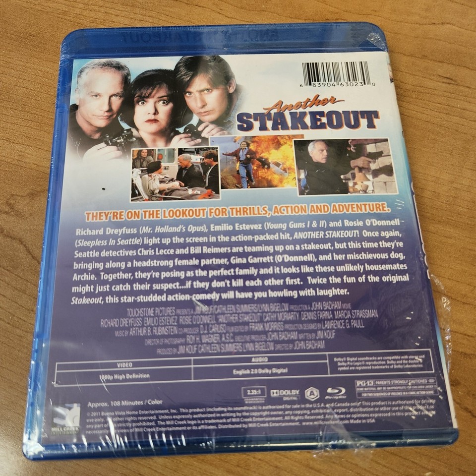 ANOTHER STAKEOUT Blu-ray 2011 Emilio Estevez Comedy Richard Dreyfus NEW ...
