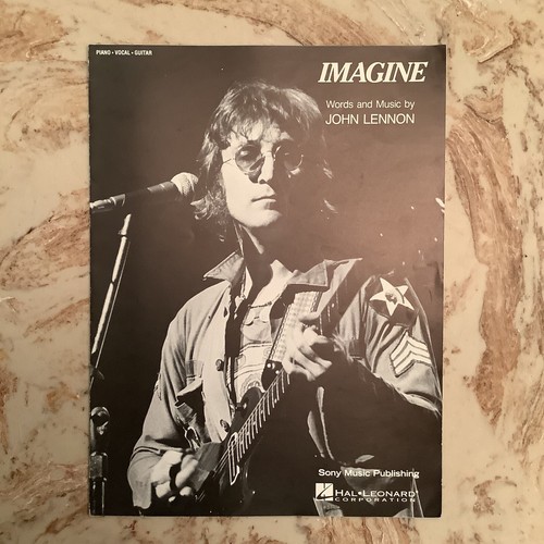 1971 IMAGINE Words and Music by John Lennon Sony Music Publishing Sheet ...