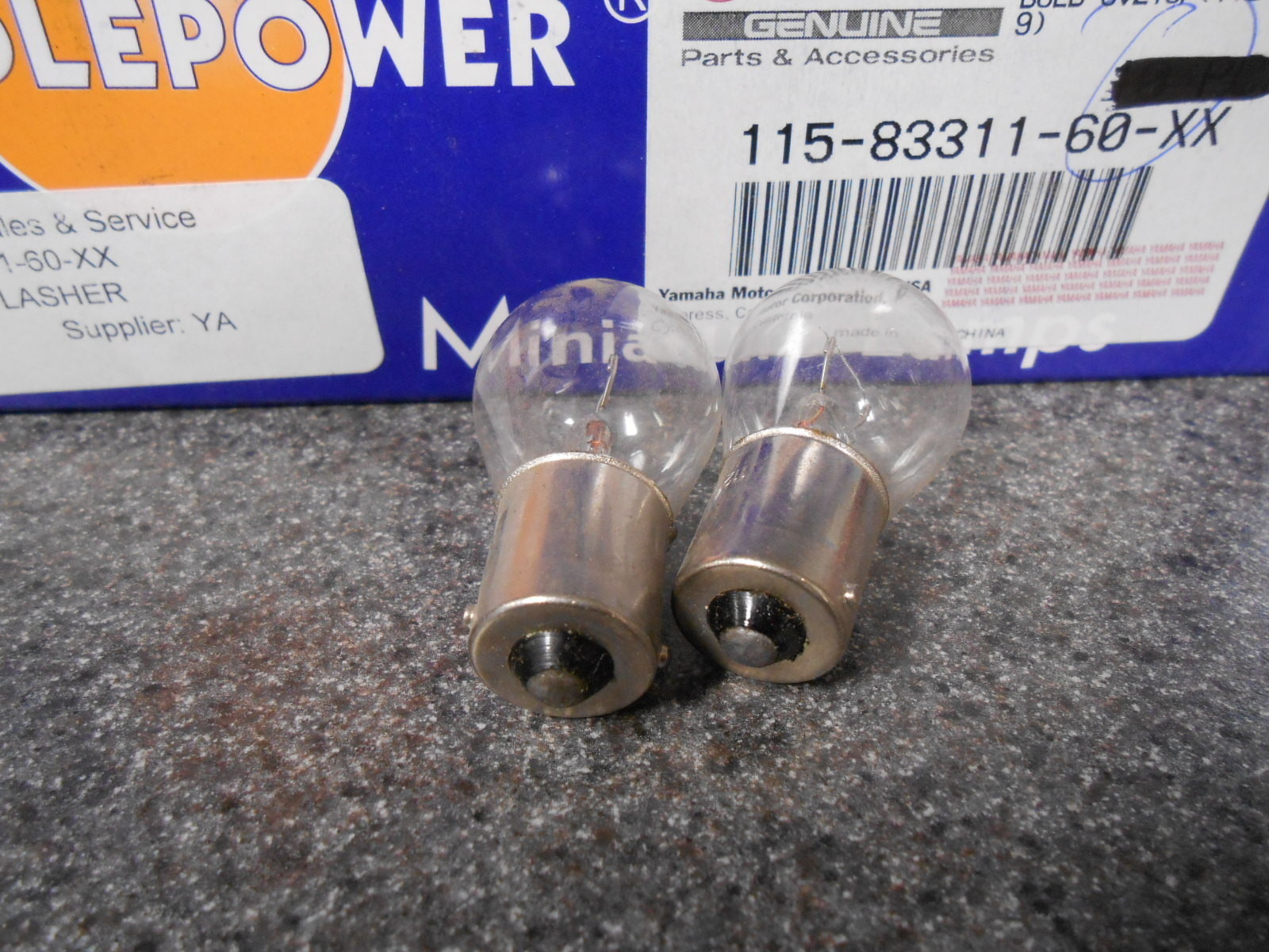 NOS Yamaha Candlepower Bulbs 6V 21CP 73-75 RD60 74-83 DT100 115-83311 ...