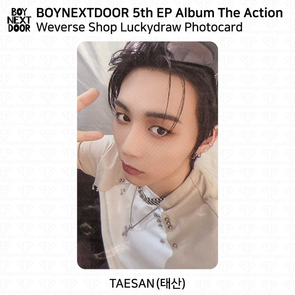 BOYNEXTDOOR 5th EP Album The Action Weverse Shop Luckydraw Photocard ...