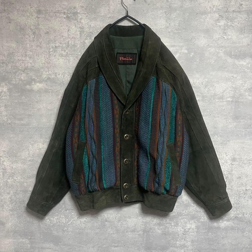 SP No.334 VINTAGE Outerwear Jacket 3D Knit Suede | eBay