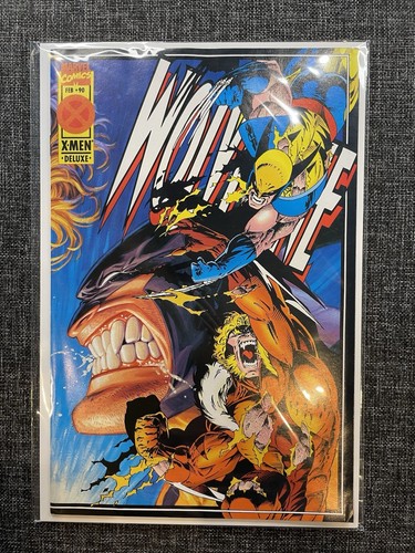 Wolverine #90 (Marvel Comics, 1995) X-Men Deluxe With 2 New Card Packs ...