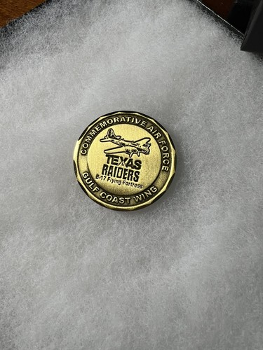 Texas Raiders B-17, Flying fortress, Gulf Coast Wing, challenge coin | eBay