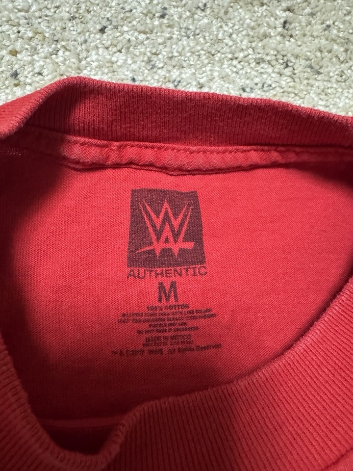 WWE CESARO SECTION Mens 2-Sided Graphic Logo Spell Out t-Shirt Size ...